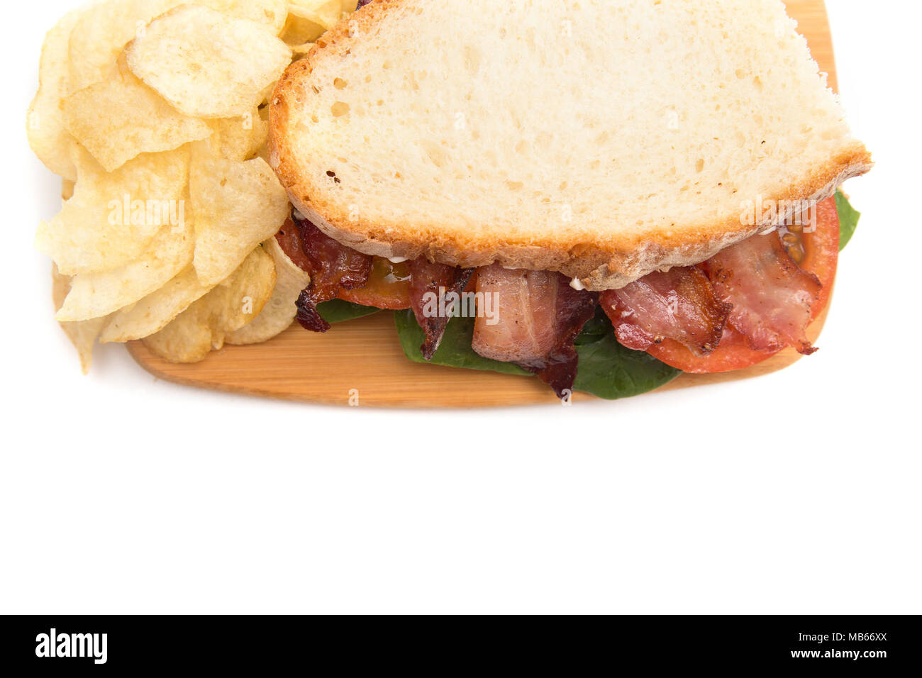 Bacon crisp sandwich hi-res stock photography and images - Alamy