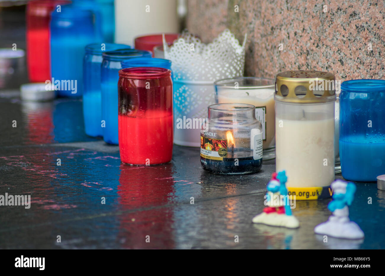 Aftermath of the 22 May 2017 Manchester Arena terrorist attack Stock ...