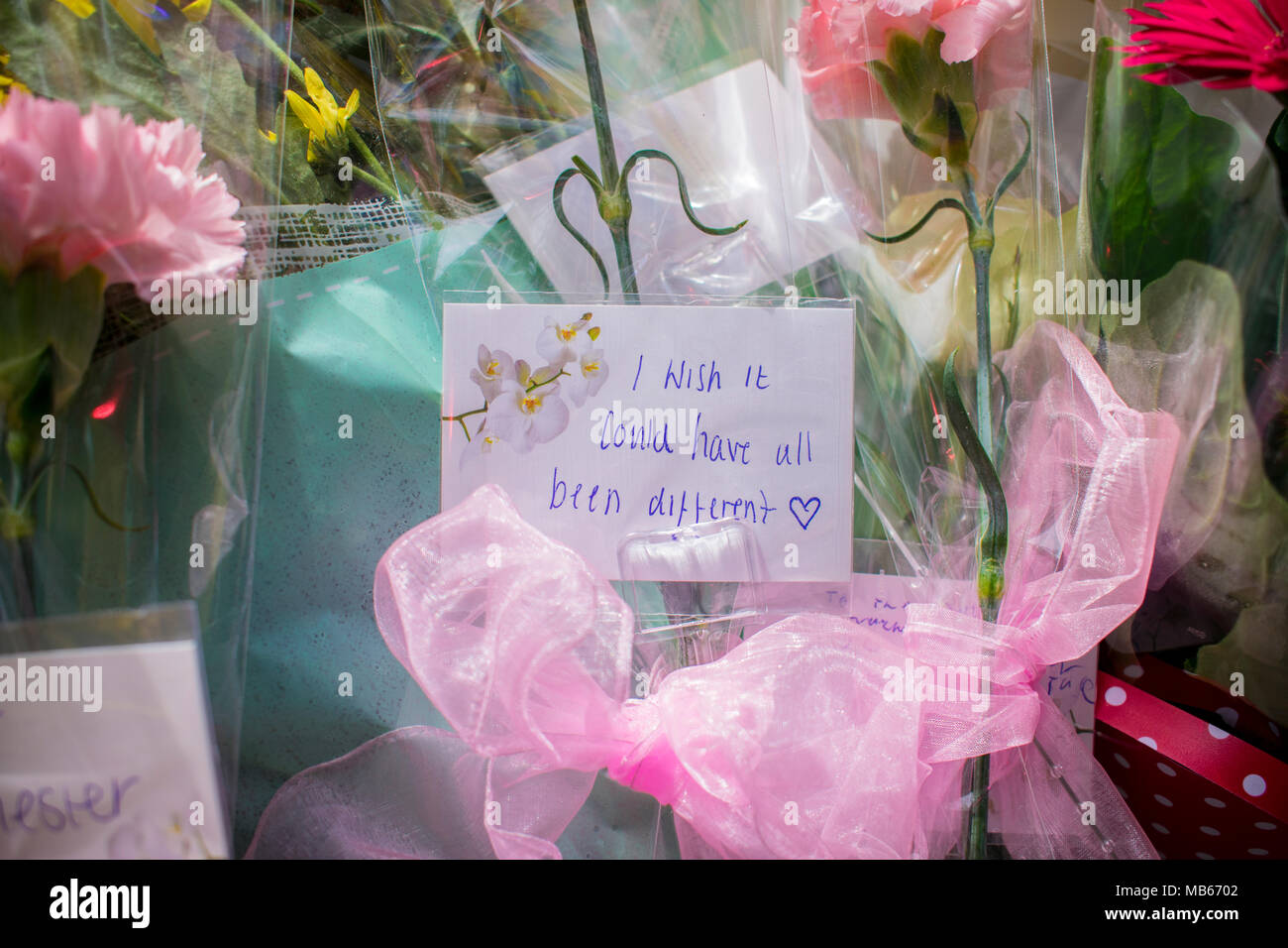 Aftermath of the 22 May 2017 Manchester Arena terrorist attack Stock ...