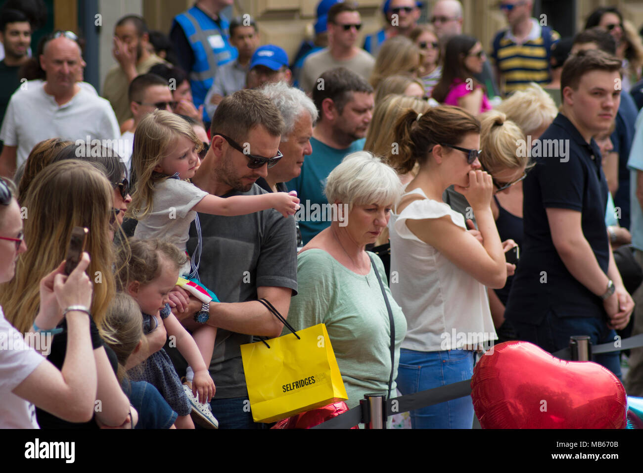 Aftermath of the 22 May 2017 Manchester Arena terrorist attack Stock ...
