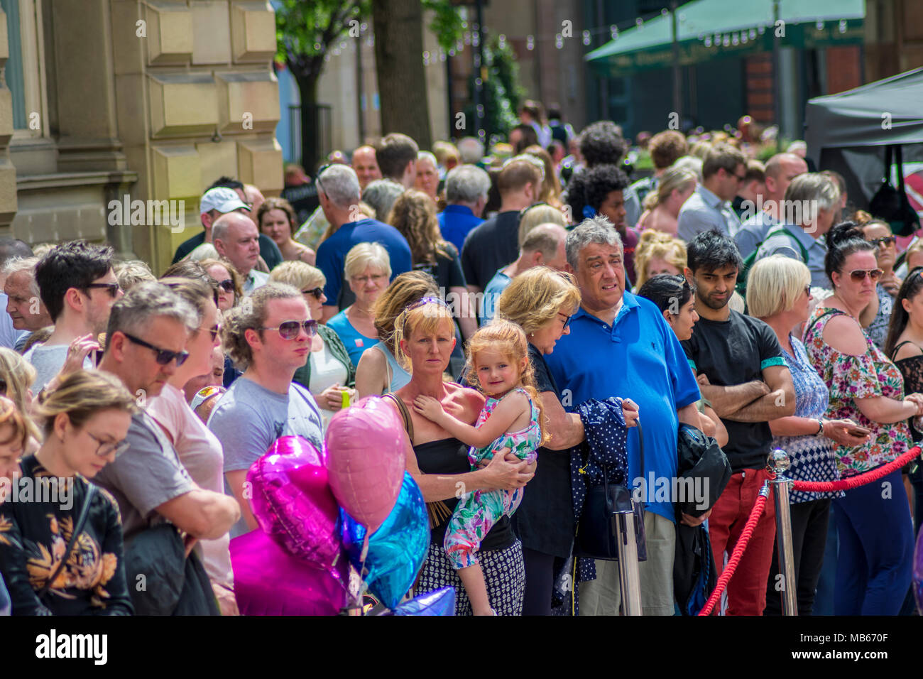 Aftermath of the 22 May 2017 Manchester Arena terrorist attack Stock ...