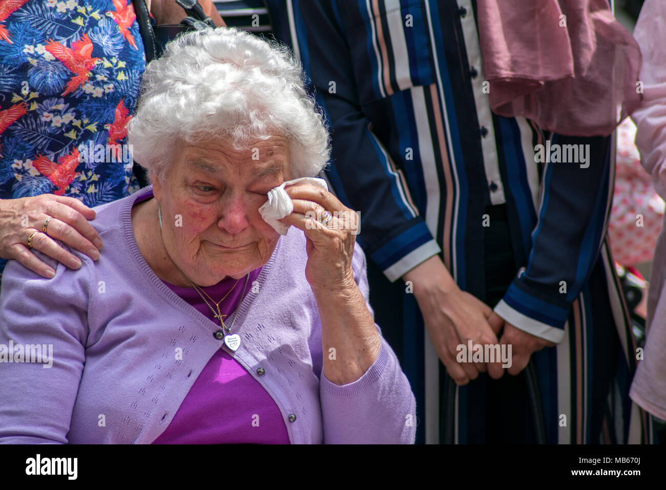 Aftermath of the 22 May 2017 Manchester Arena terrorist attack Stock ...