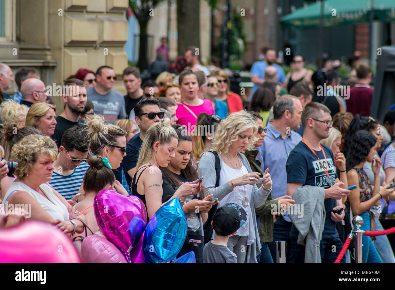 Aftermath of the 22 May 2017 Manchester Arena terrorist attack Stock ...