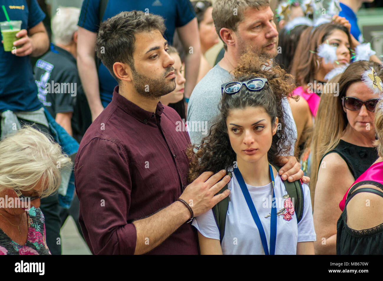 Aftermath of the 22 May 2017 Manchester Arena terrorist attack Stock ...