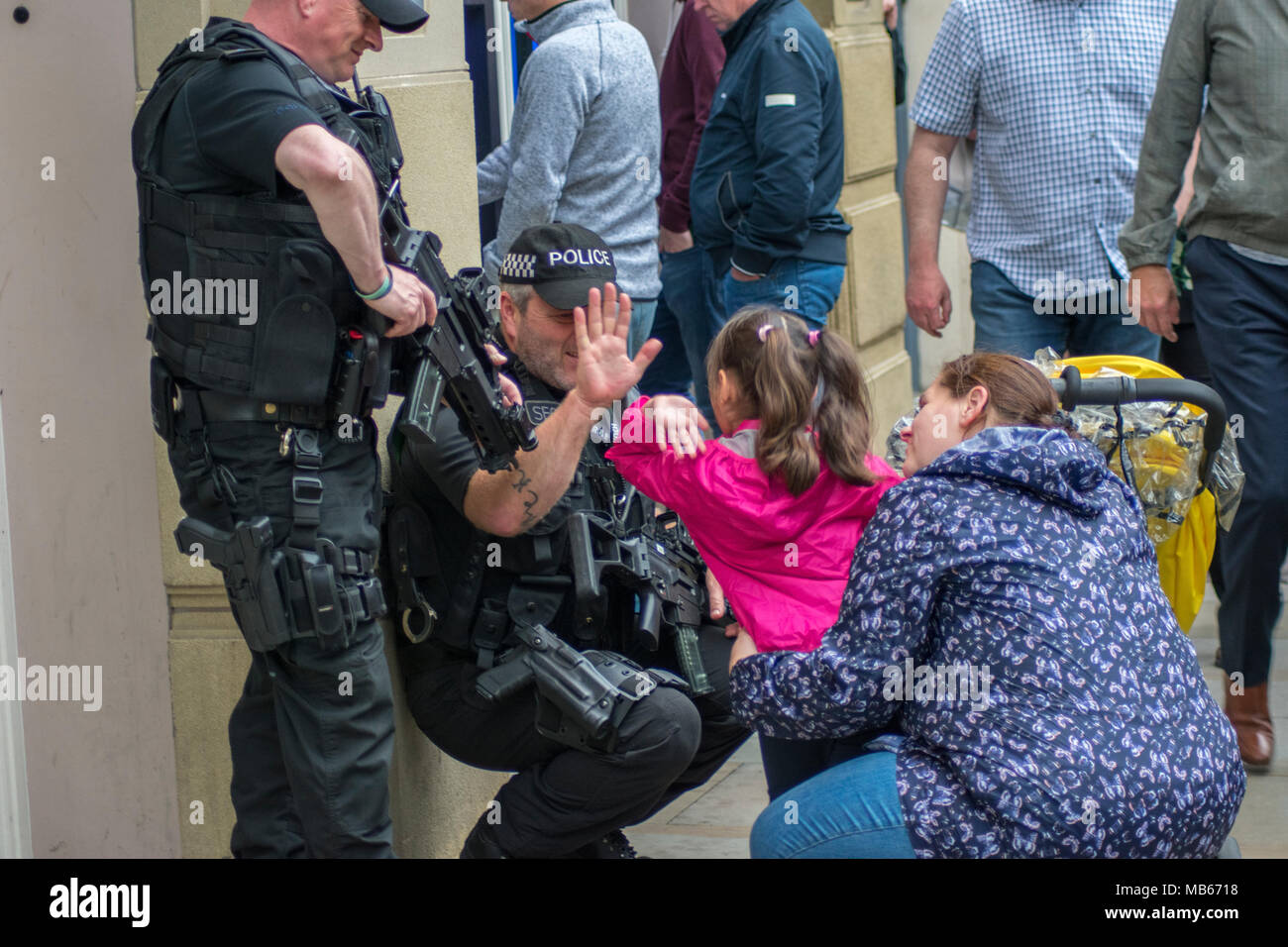 Aftermath of the 22 May 2017 Manchester Arena terrorist attack Stock ...