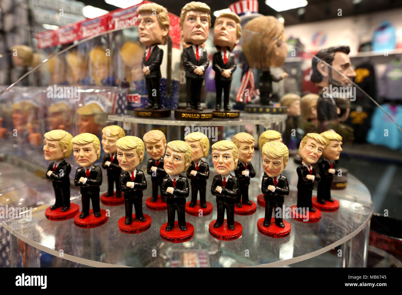 Models of President Donald Trump spotted in a tourist shop in New York ...