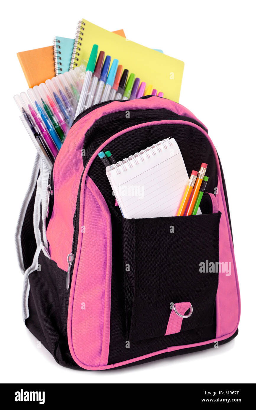 School satchel Cut Out Stock Images & Pictures - Alamy