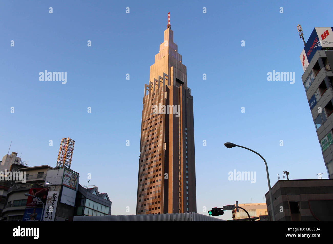 The NTT Docomo Yoyogi Building (4th tallest), as seen from Meiji Jingu ...