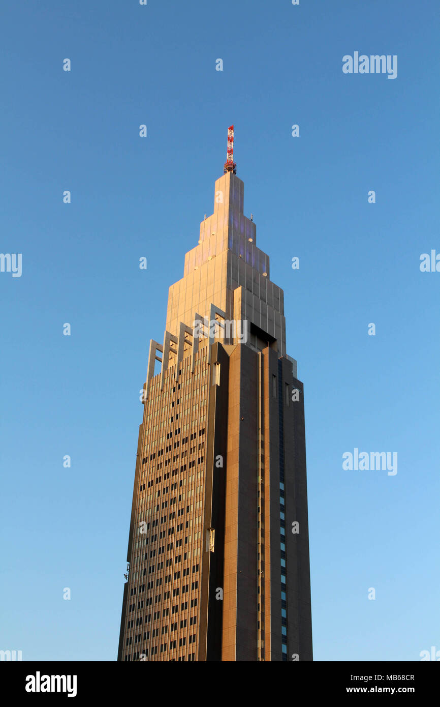 The NTT Docomo Yoyogi Building (4th tallest), as seen from Meiji Jingu ...