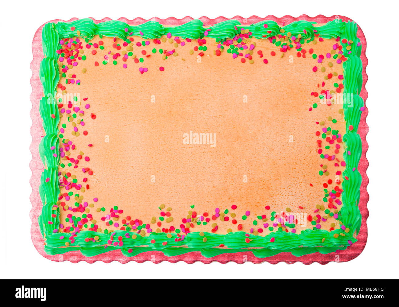Rectangle birthday cake hi-res stock photography and images - Alamy