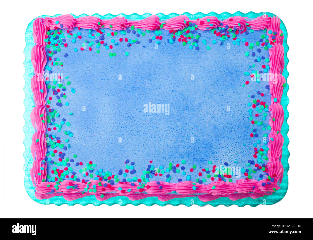 Rectangle birthday cake hi-res stock photography and images - Alamy