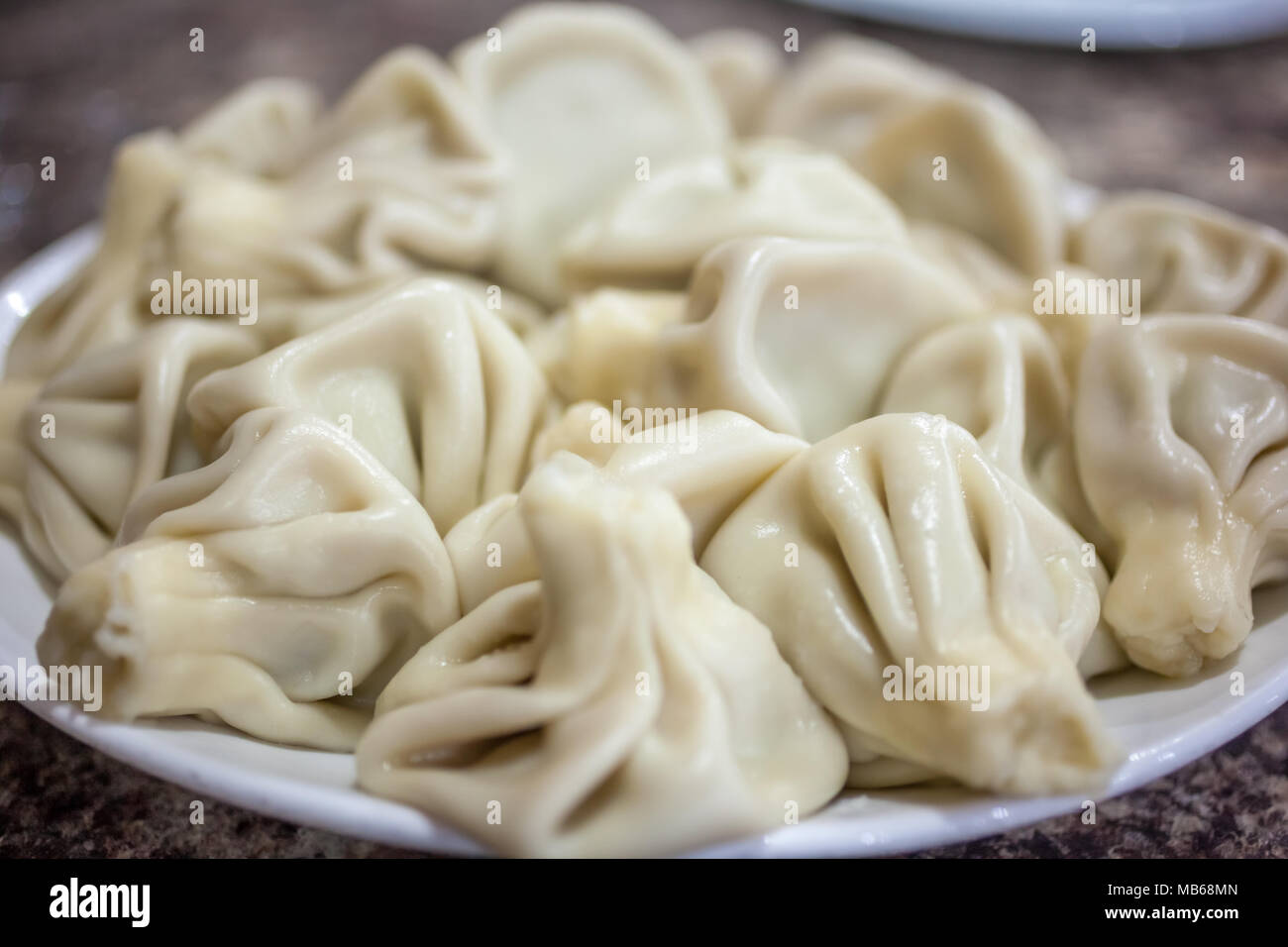 Khinkali - Georgian traditional food. Handmade rustic worldwide recipe ...