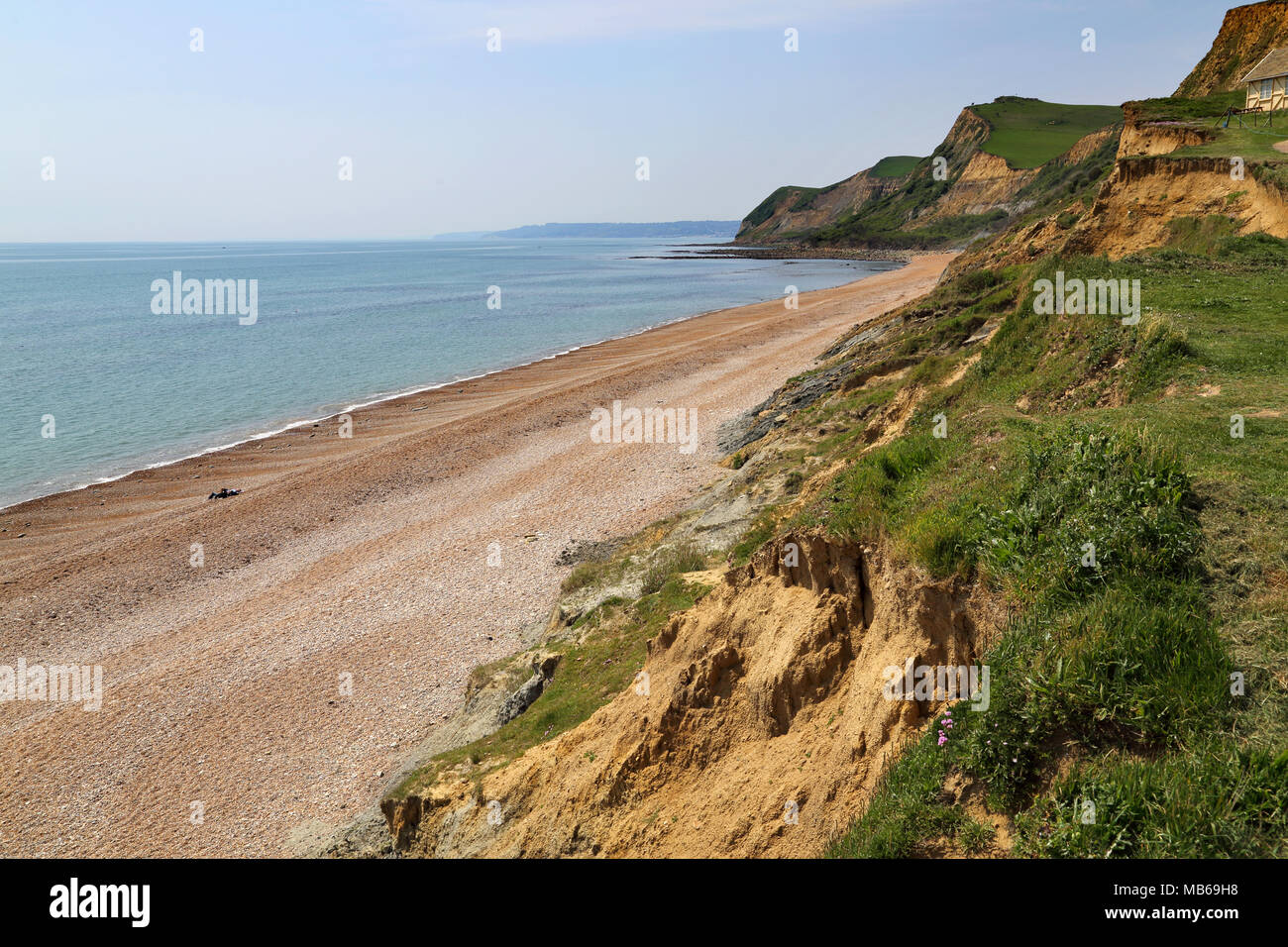 the tiny village of eype on dorset's jurassic coast Stock Photo - Alamy