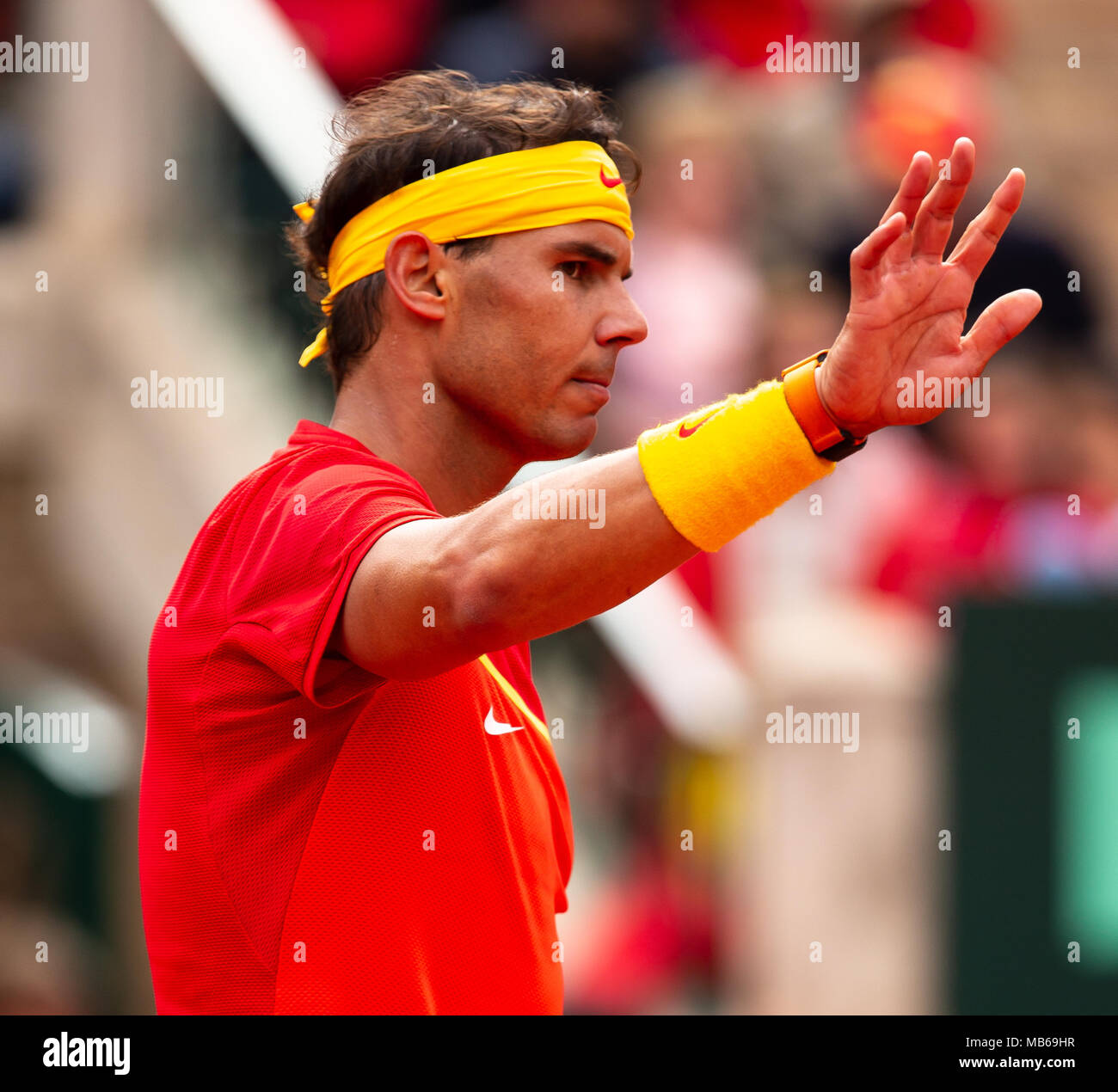Spanish tennis player Rafael Nadal Stock Photo - Alamy
