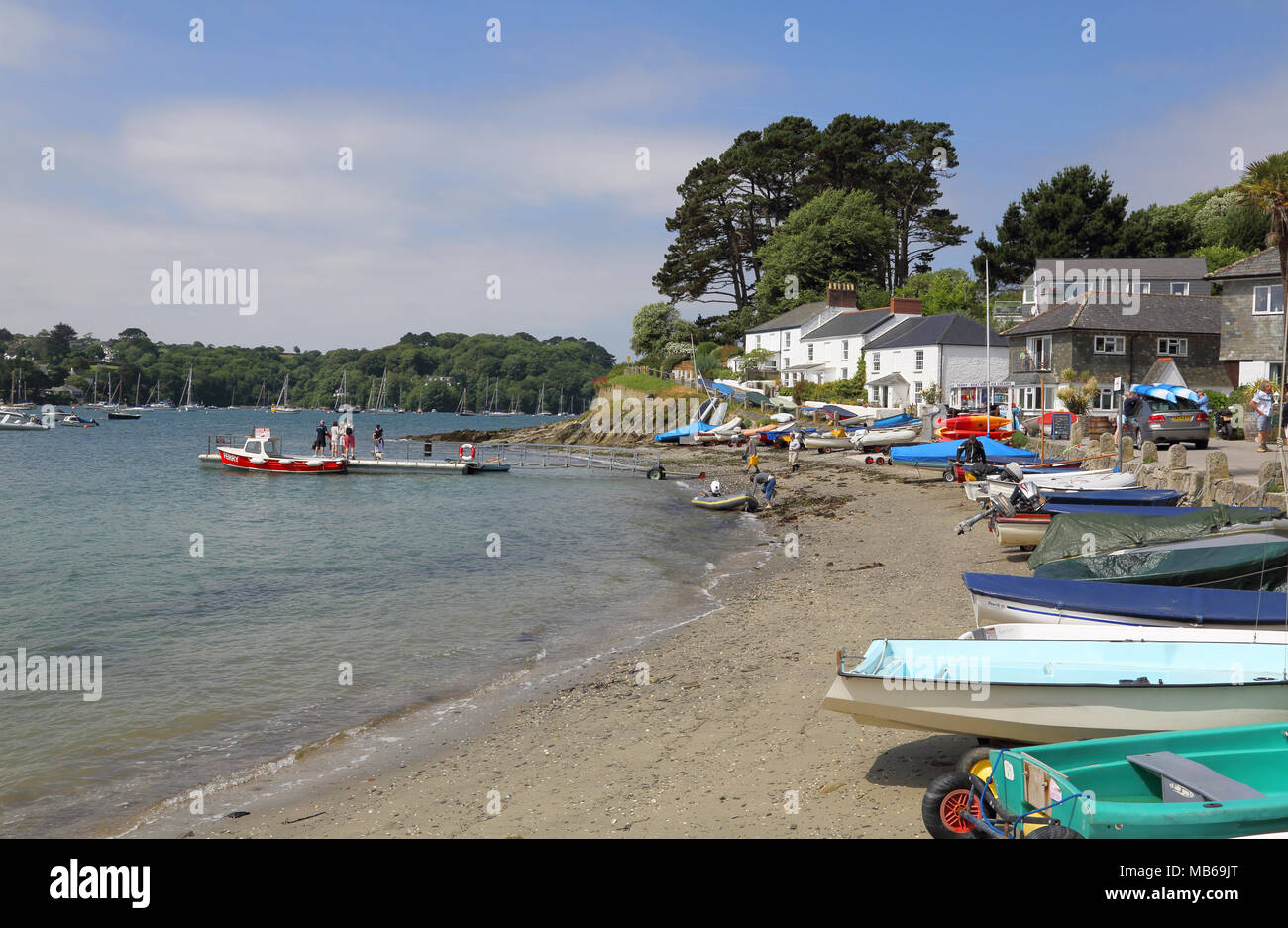 helford passage on the helford river in south cornwall Stock Photo - Alamy
