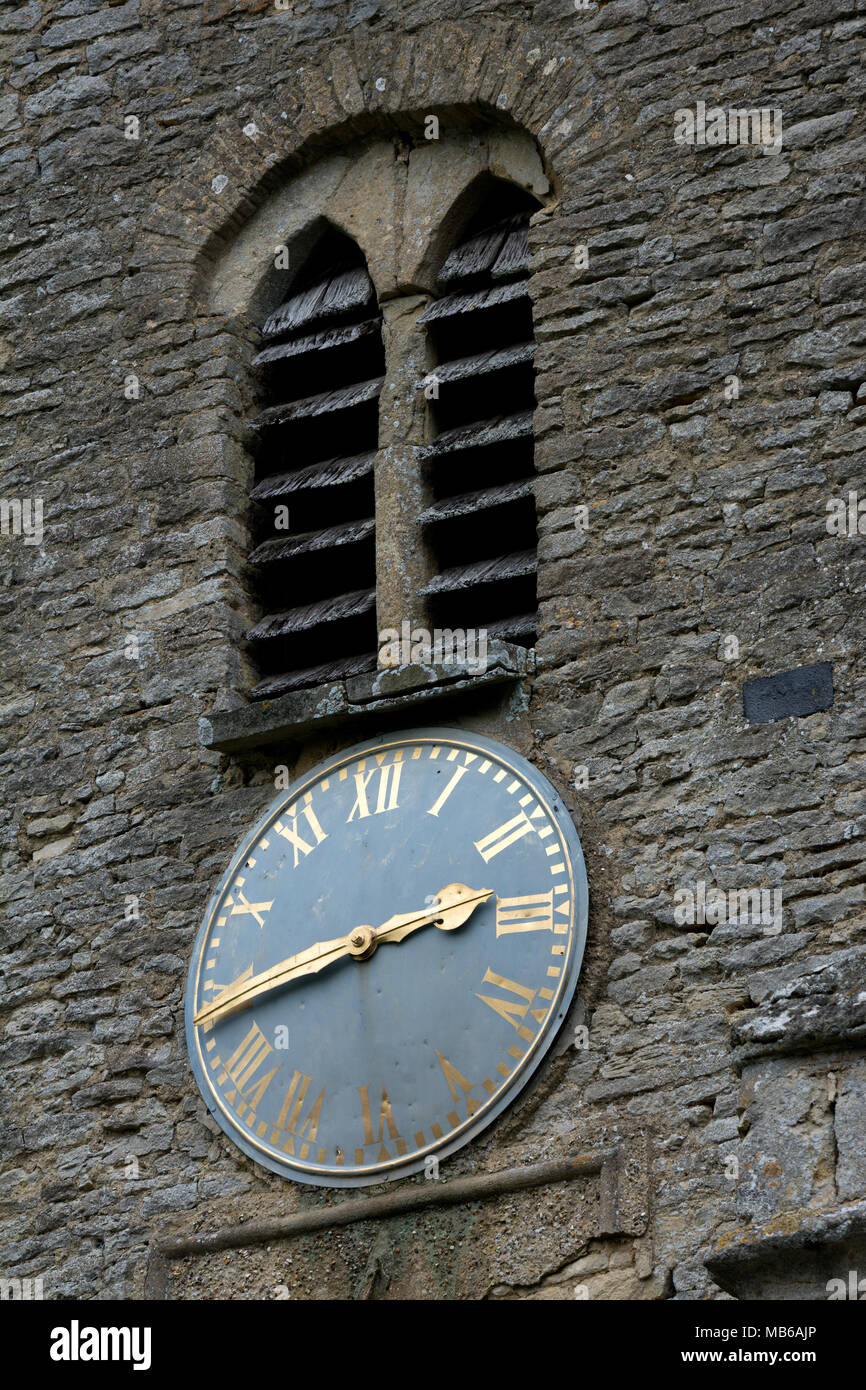 St Mary`s Church detail, Launton, Oxfordshire, England, UK Stock Photo ...