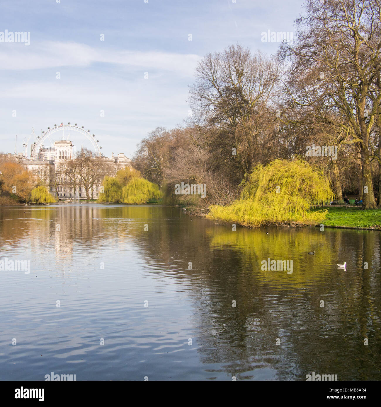 St james park london eye hi-res stock photography and images - Alamy
