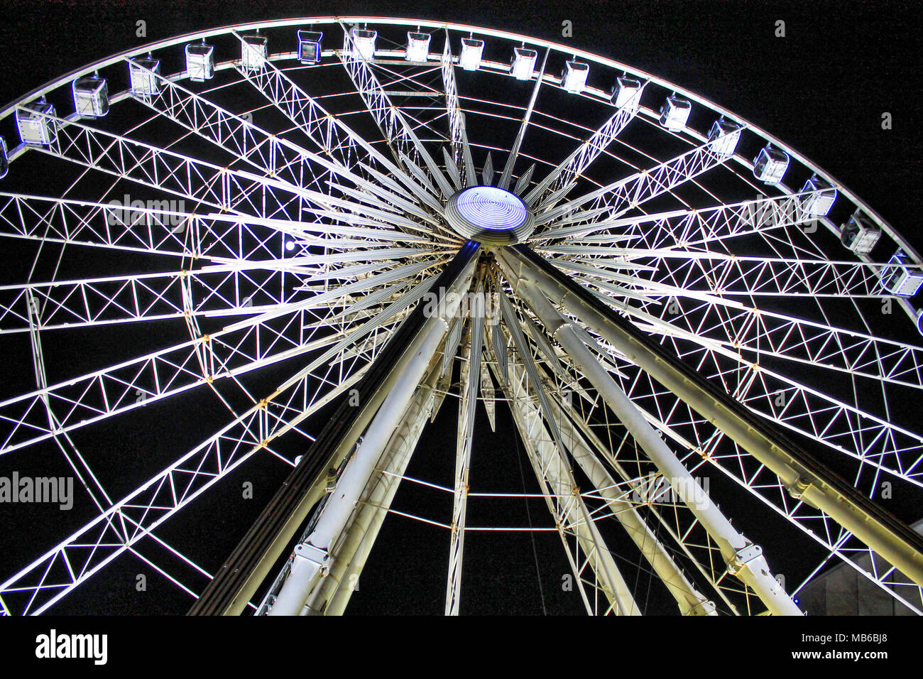 Echo Wheel in Liverpool Stock Photo - Alamy