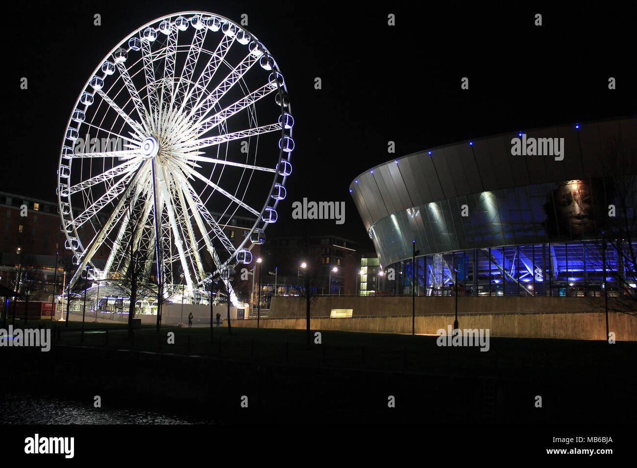 Echo Wheel in Liverpool Stock Photo - Alamy