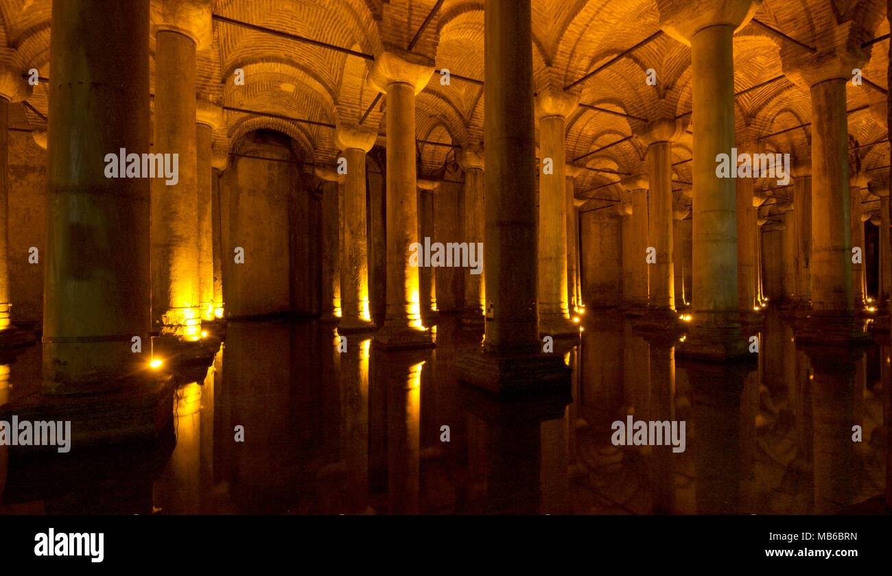 Basilica Cistern in Istanbul, Turkey Stock Photo - Alamy