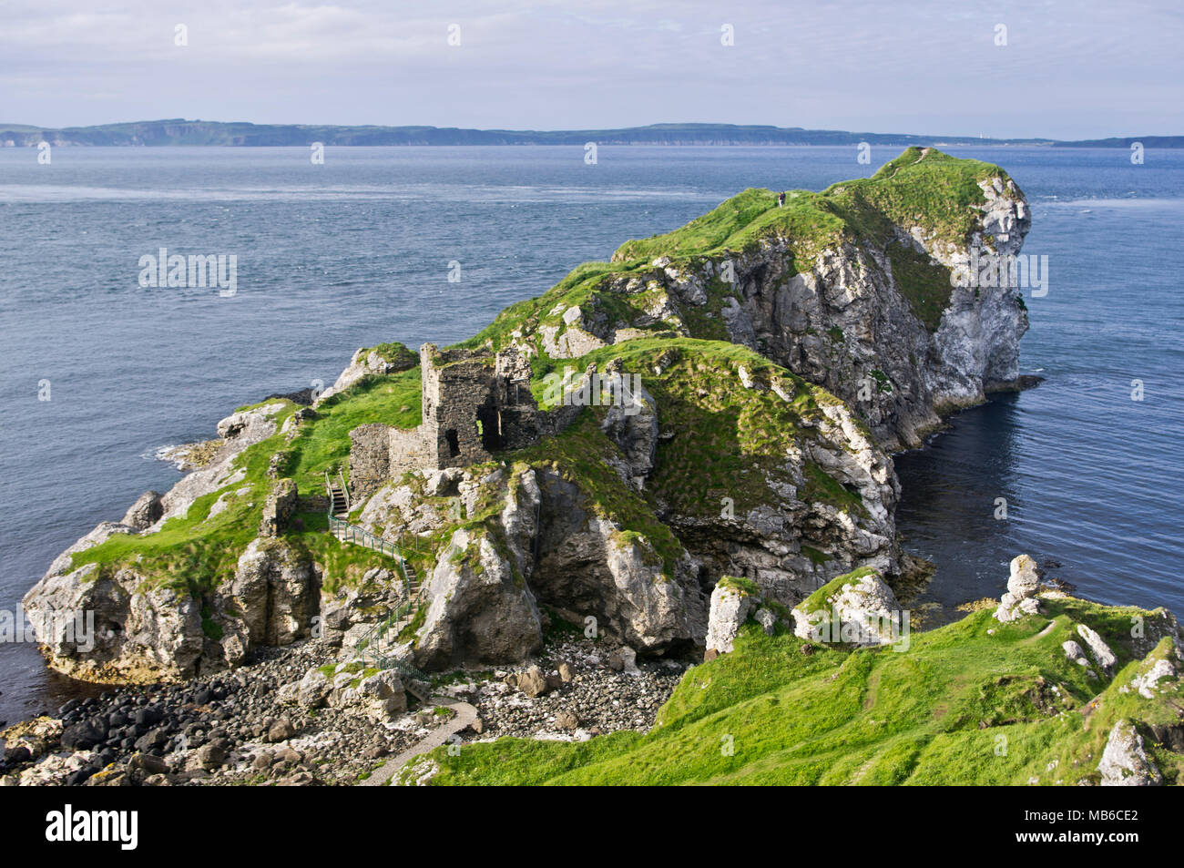 Kinbane Castle, Northern Ireland Stock Photo - Alamy