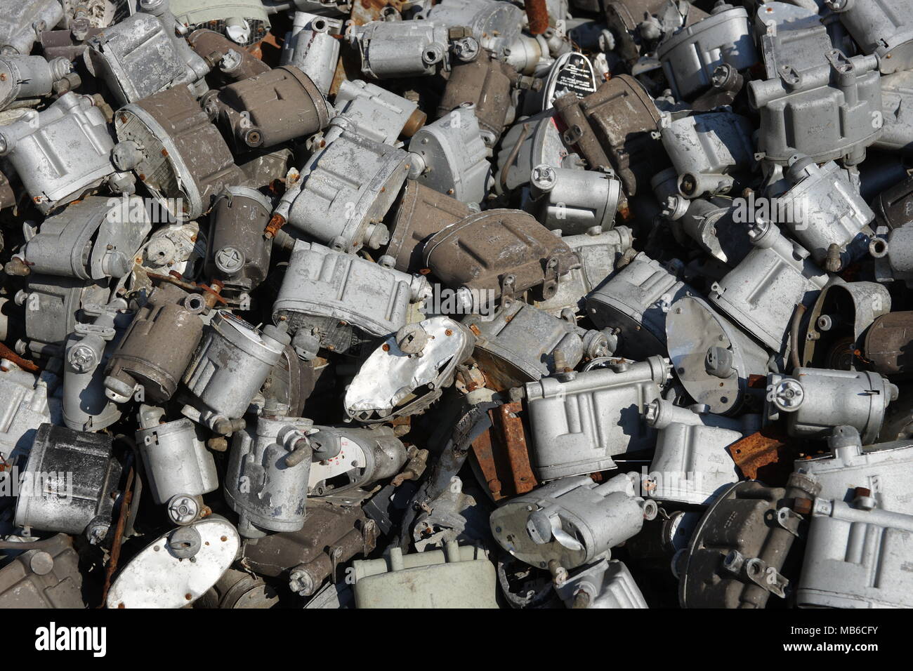 Metal trash for scrap Stock Photo - Alamy