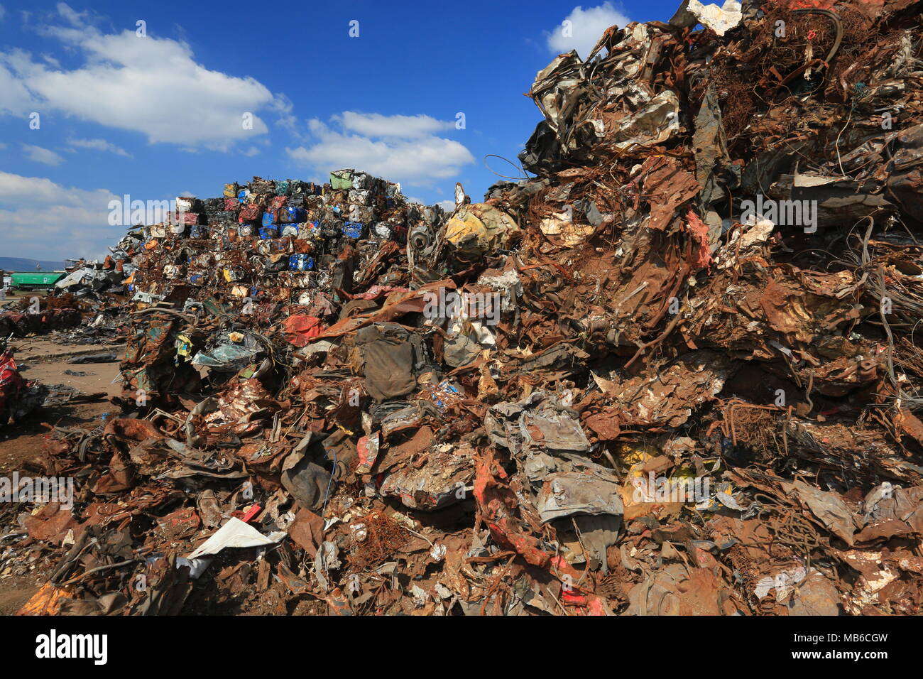 Metal trash for scrap Stock Photo - Alamy