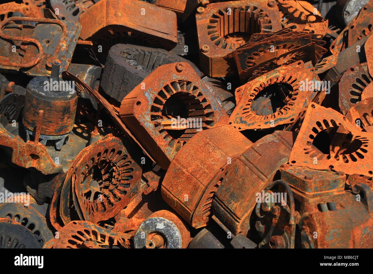 Metal trash for scrap Stock Photo - Alamy