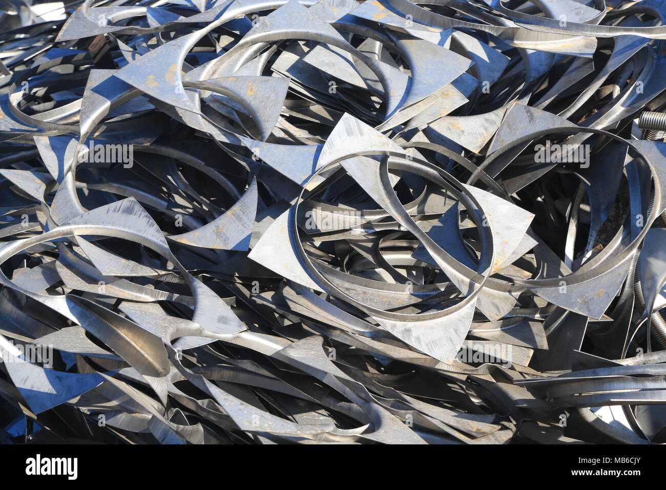 Metal trash for scrap Stock Photo - Alamy
