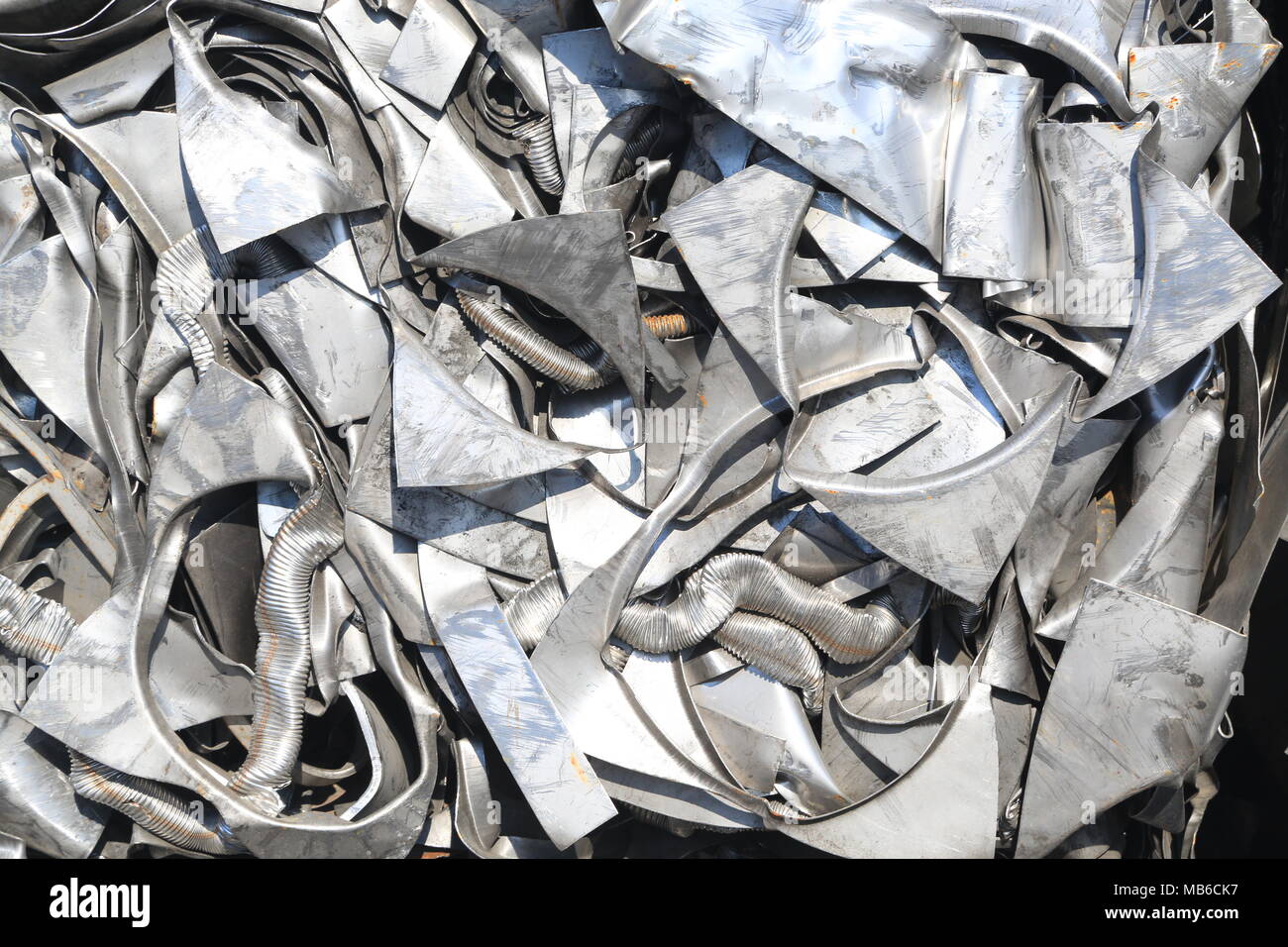Metal trash for scrap Stock Photo - Alamy