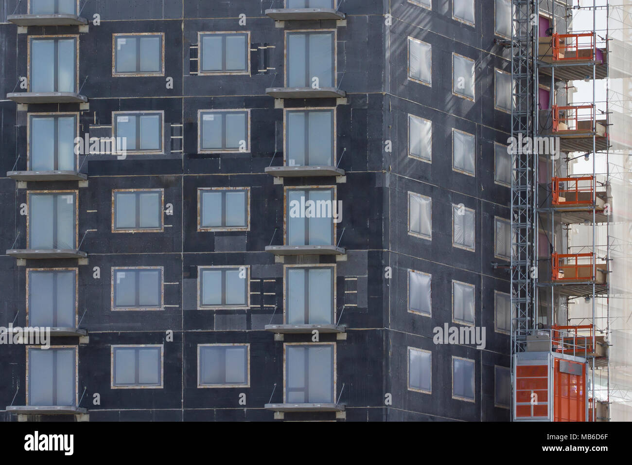 Facades of large residential buildings Stock Photo - Alamy