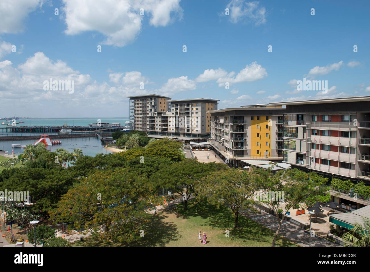 The Darwin Waterfront Precinct in Darwin, Northern Territory, Australia ...