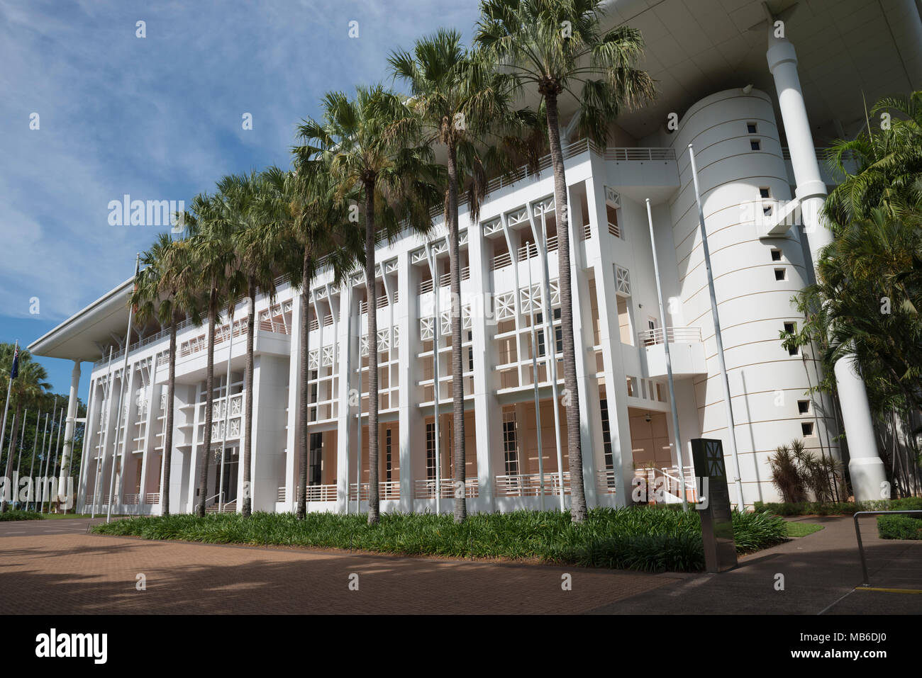 Parliament House in Darwin, Northern Territory, Australia. The building ...