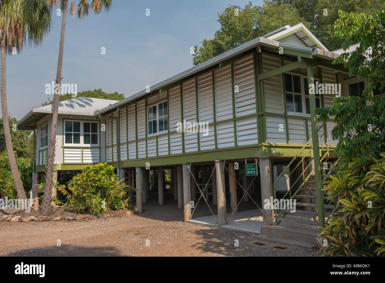 Audit House in the Myilly Point Heritage Precinct in Darwin, Australia ...