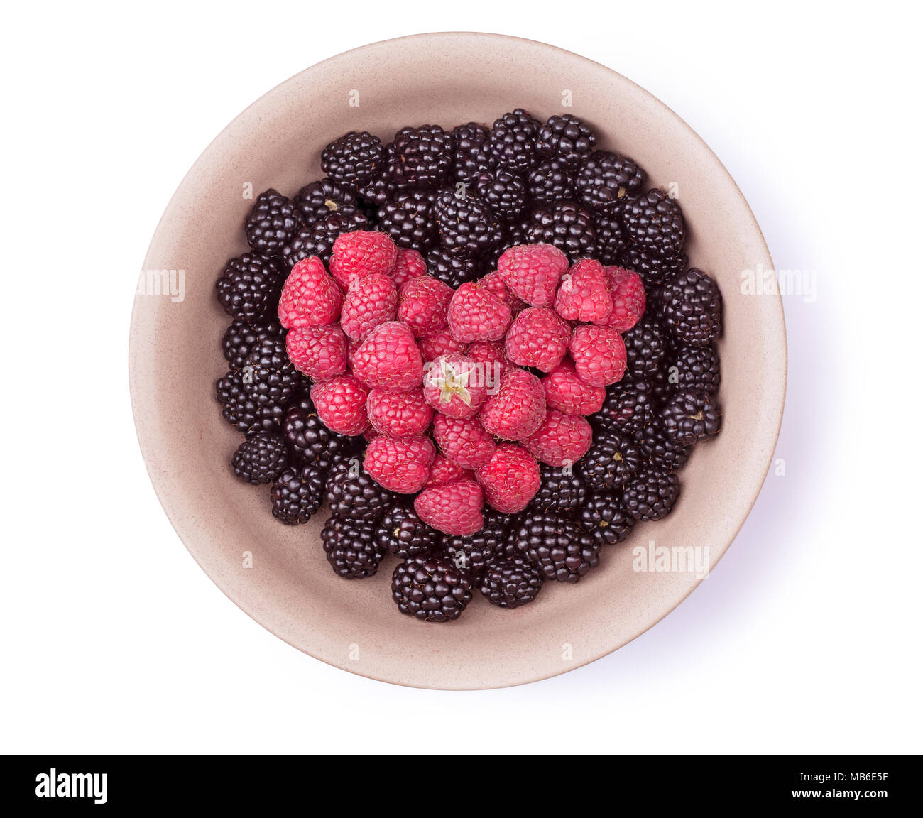 Berries breakfast Cut Out Stock Images & Pictures - Alamy