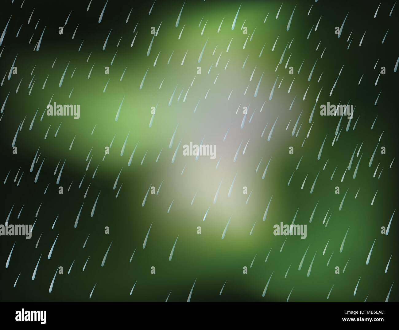 Background design with rain pouring illustration Stock Vector Image ...