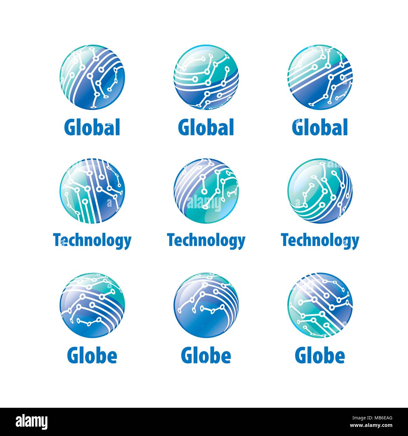 vector logo globe Stock Vector Image & Art - Alamy