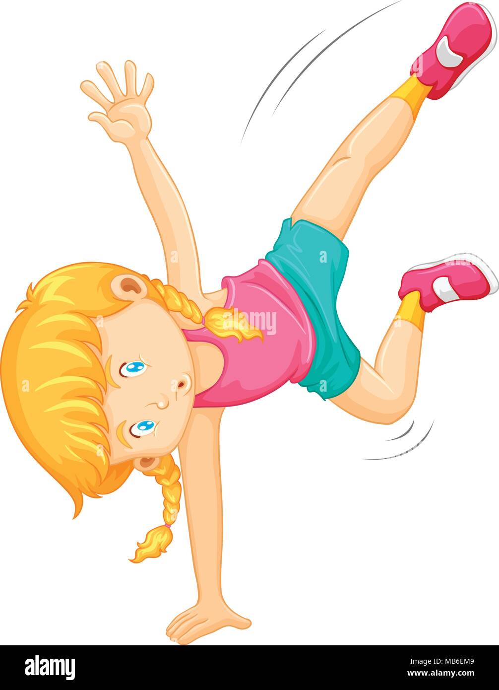 Child handstand isolated hi-res stock photography and images - Alamy