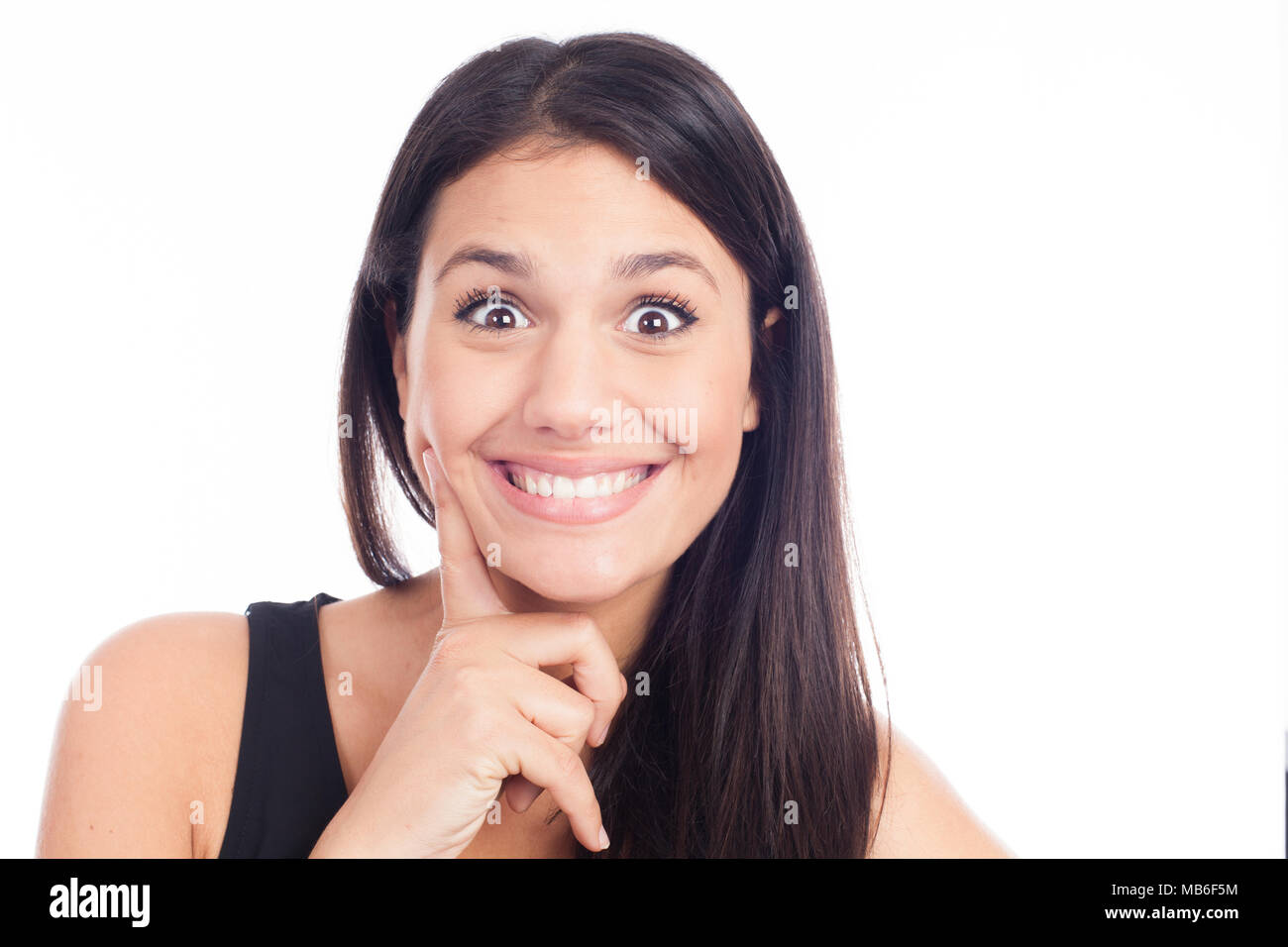 Women fresh smiling natural face hi-res stock photography and images ...