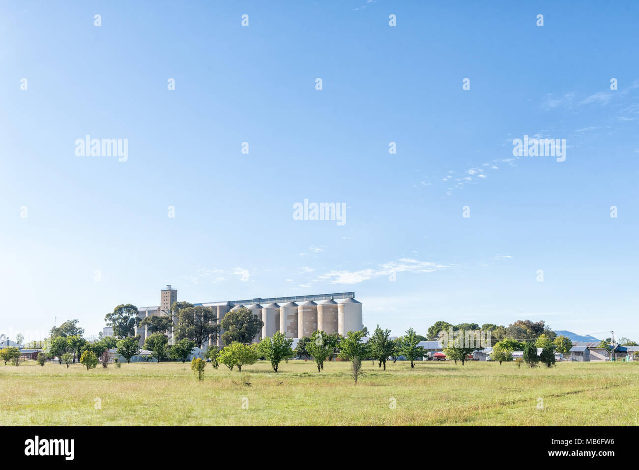 TWEESPRUIT, SOUTH AFRICA - MARCH 12, 2018: A view of Tweespruit, a ...