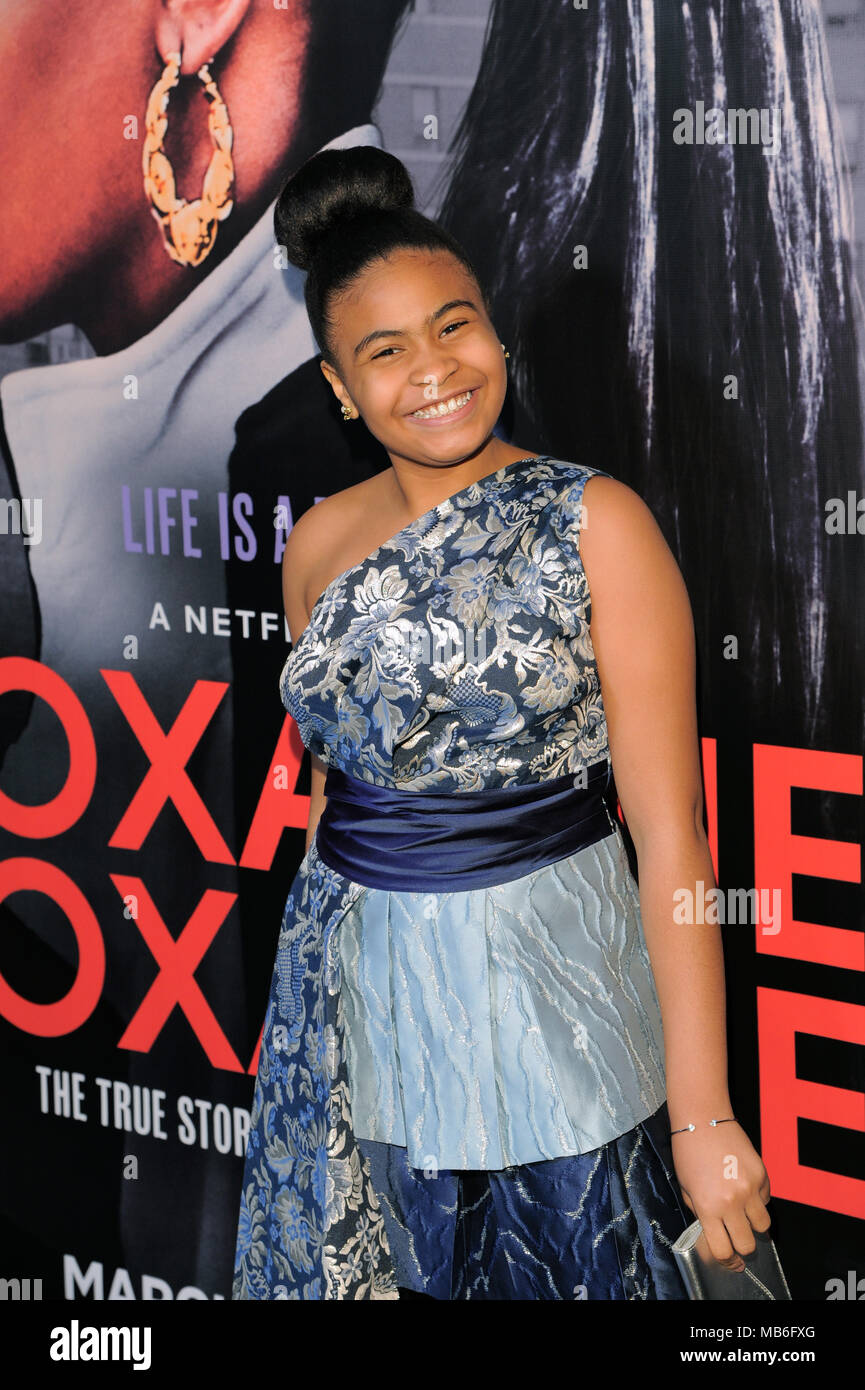 NEW YORK, NY - MARCH 19: Taliyah Whitaker attends the 'Roxanne Roxanne ...