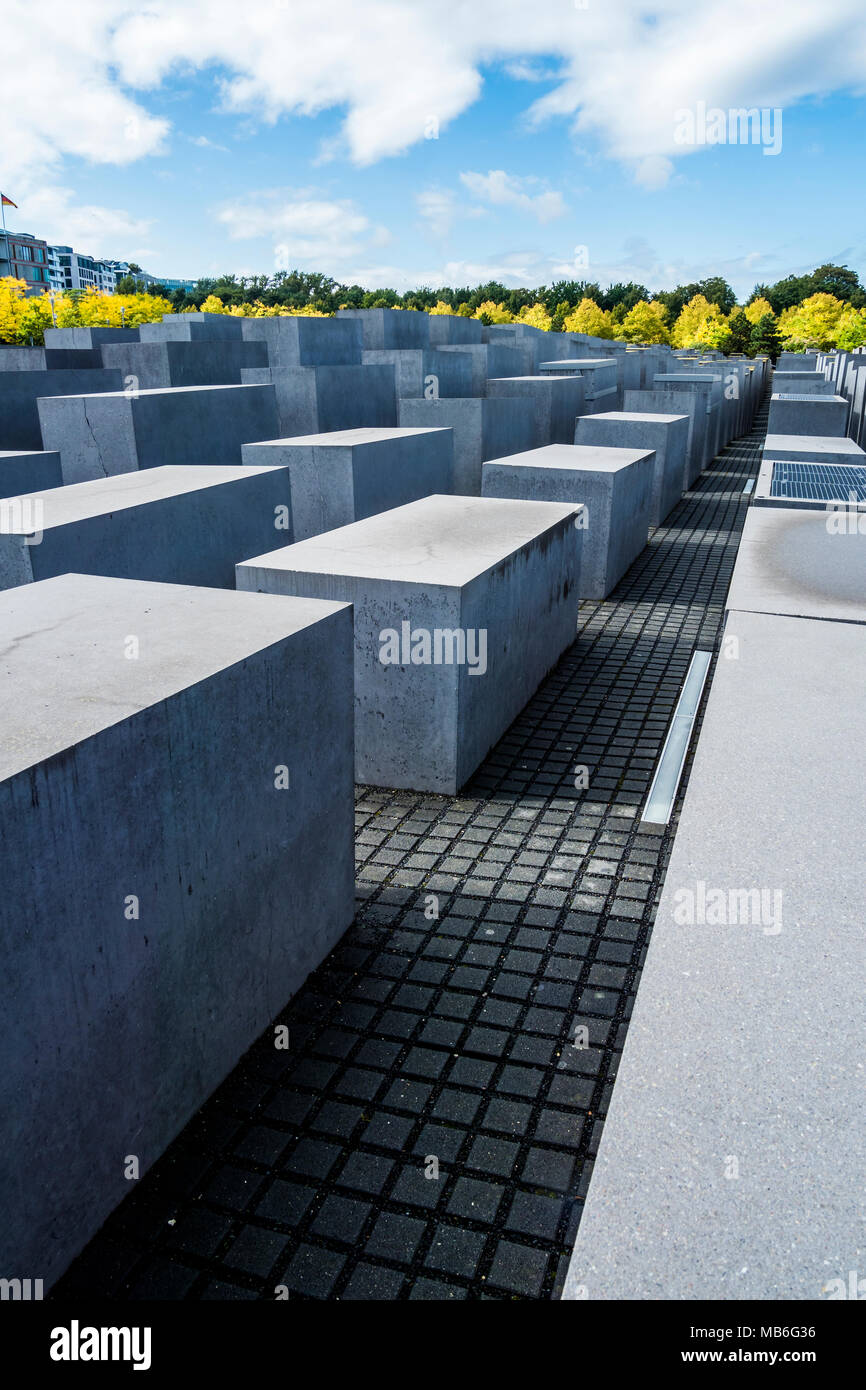 Memorial to the Murdered Jews of Europe, Holocaust Memorial, is a ...