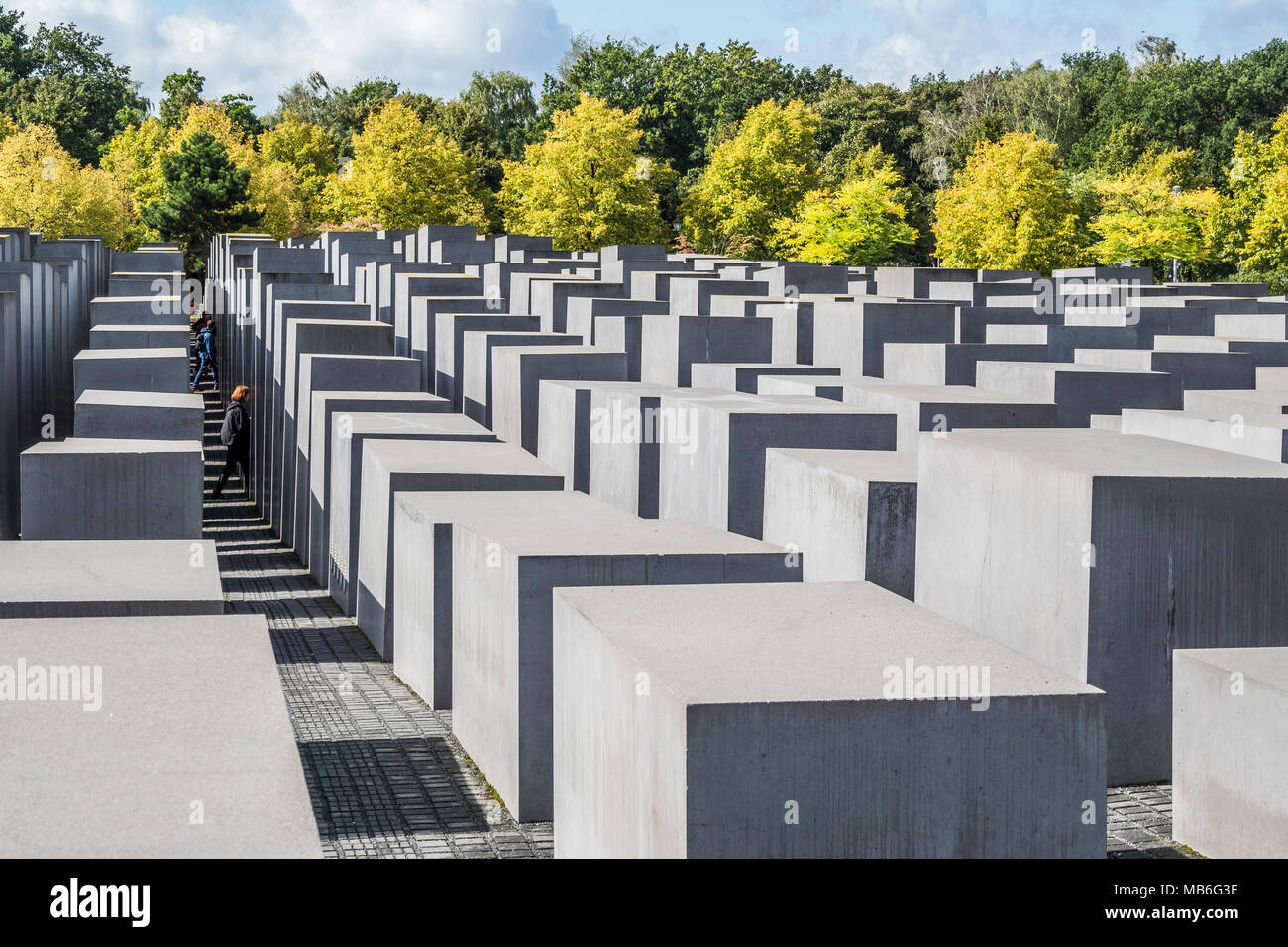 Memorial to the Murdered Jews of Europe, Holocaust Memorial, is a ...