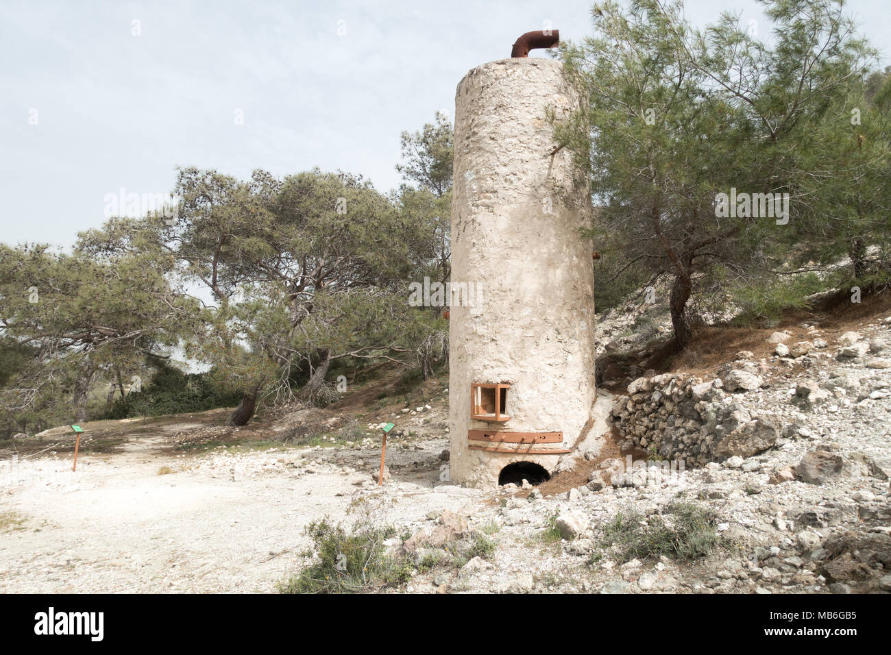 Remains of an old magnesium mine and smelter on the Smigies Trail ...