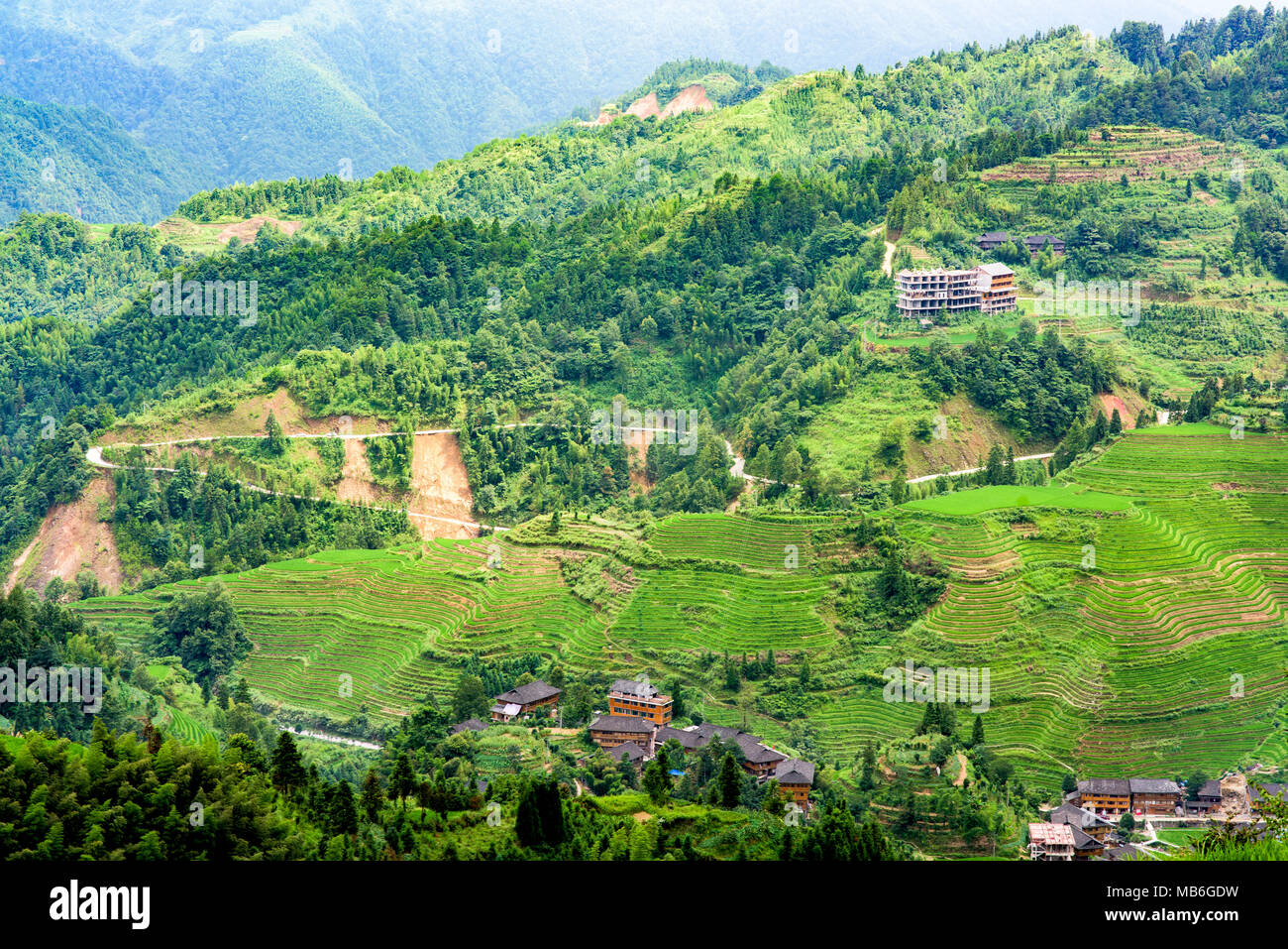 Longsheng Rice Terraces in China Stock Photo - Alamy