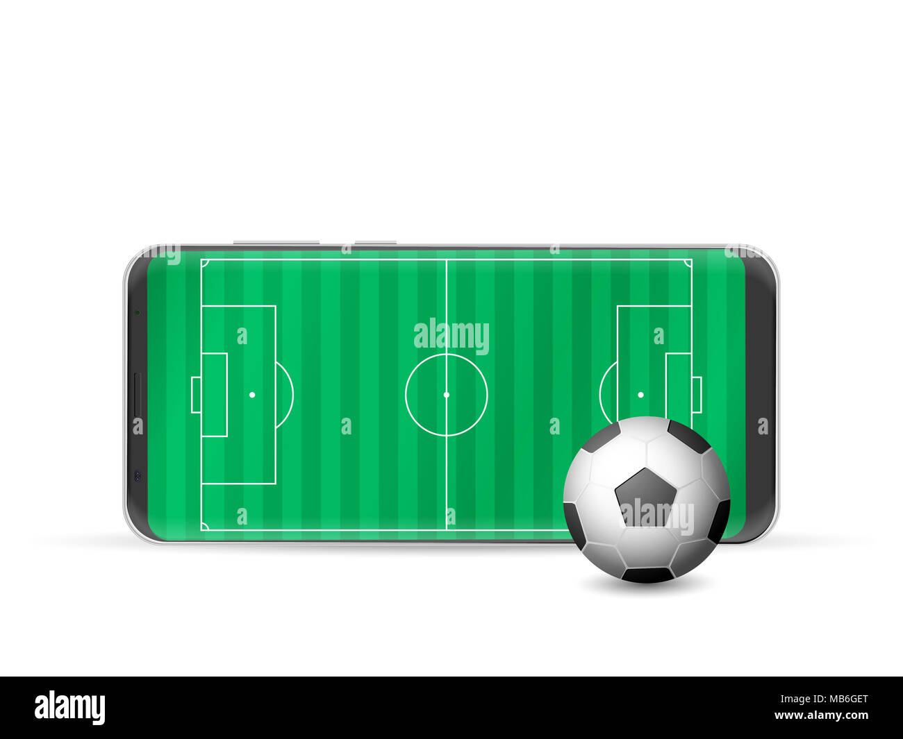 Mobile soccer field Cut Out Stock Images & Pictures - Alamy