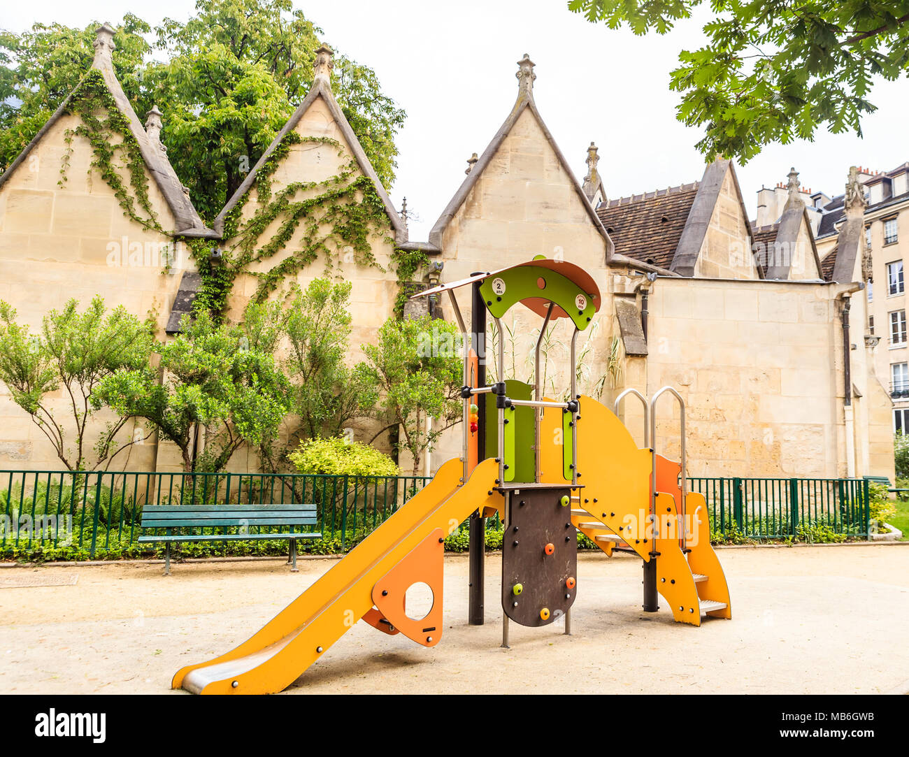 Childrens playground france hi-res stock photography and images - Alamy
