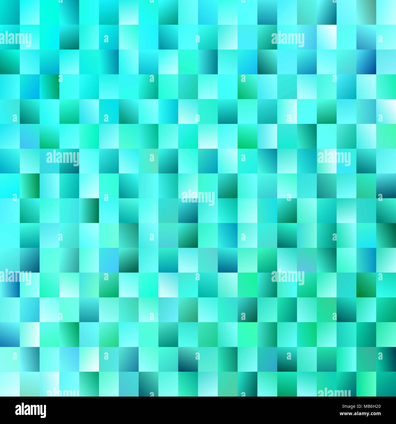 Geometrical mosaic rectangle background - vector design from light blue ...