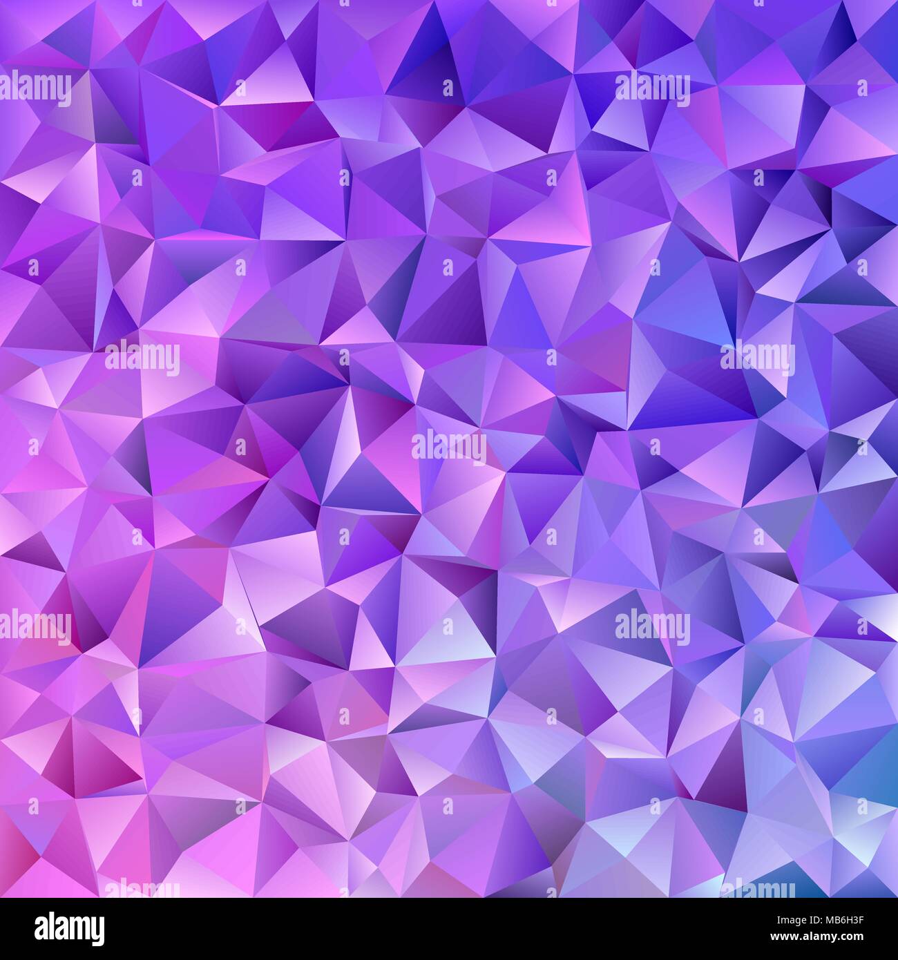 Abstract triangle tile mosaic background - vector graphic from ...