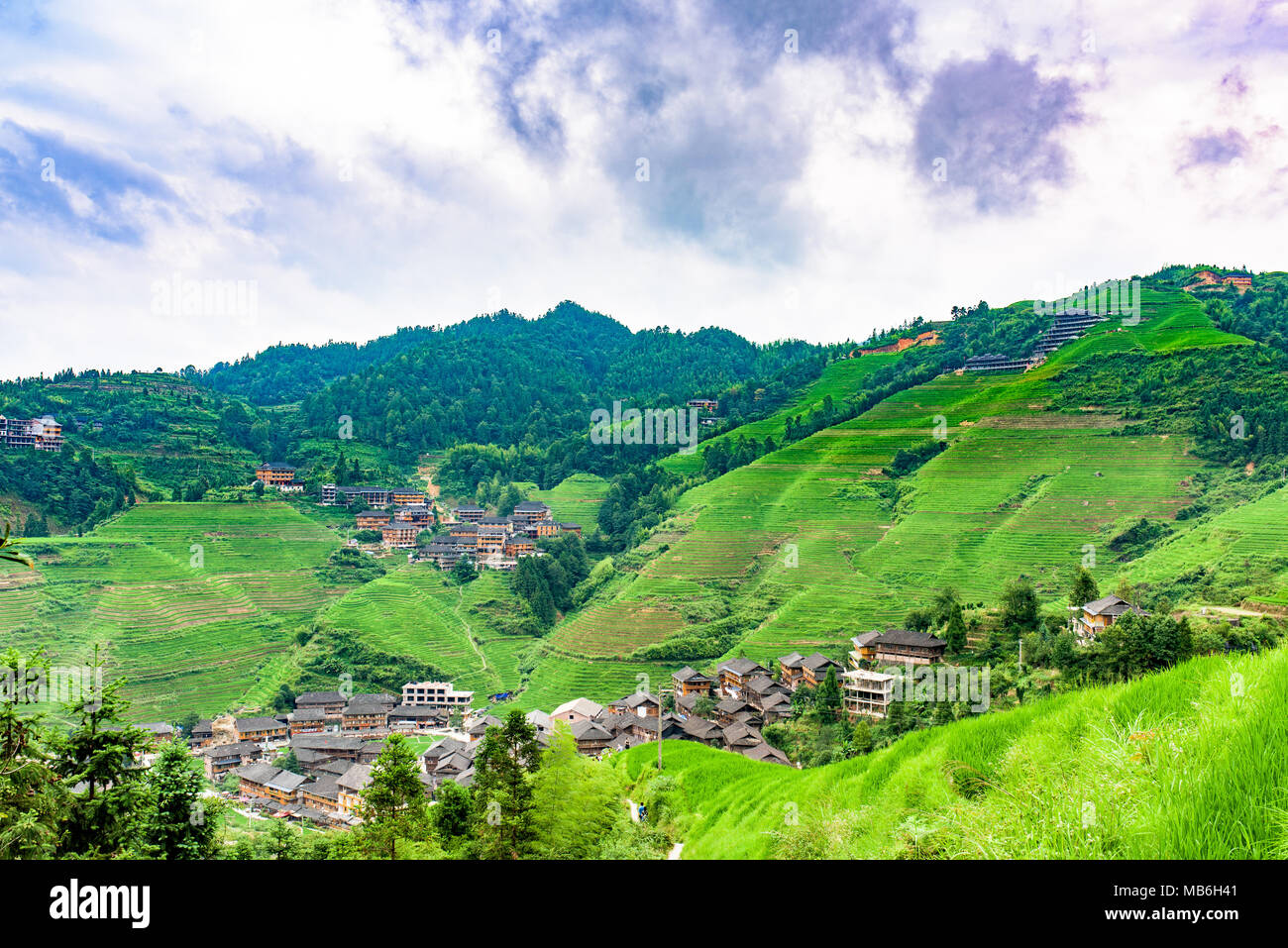 Longsheng Rice Terraces in China Stock Photo - Alamy